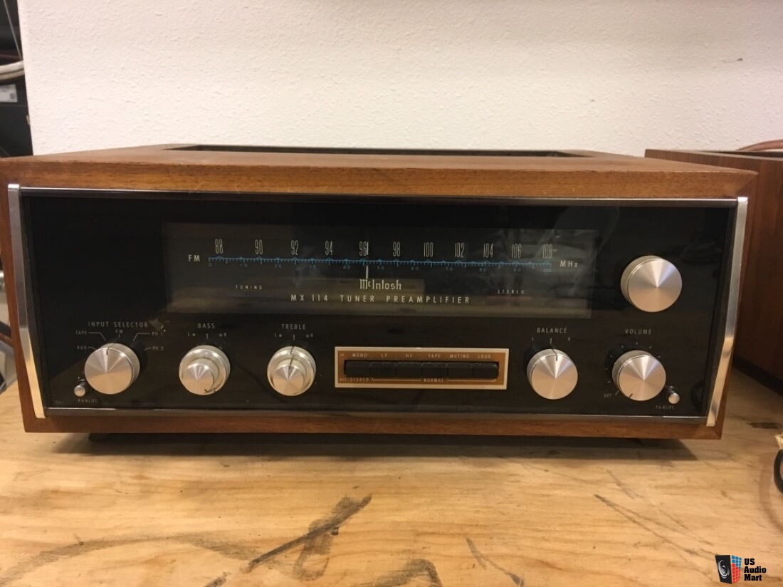 Mcintosh mx114 Tuner Pre amplifier Photo #2389308 - US Audio Mart