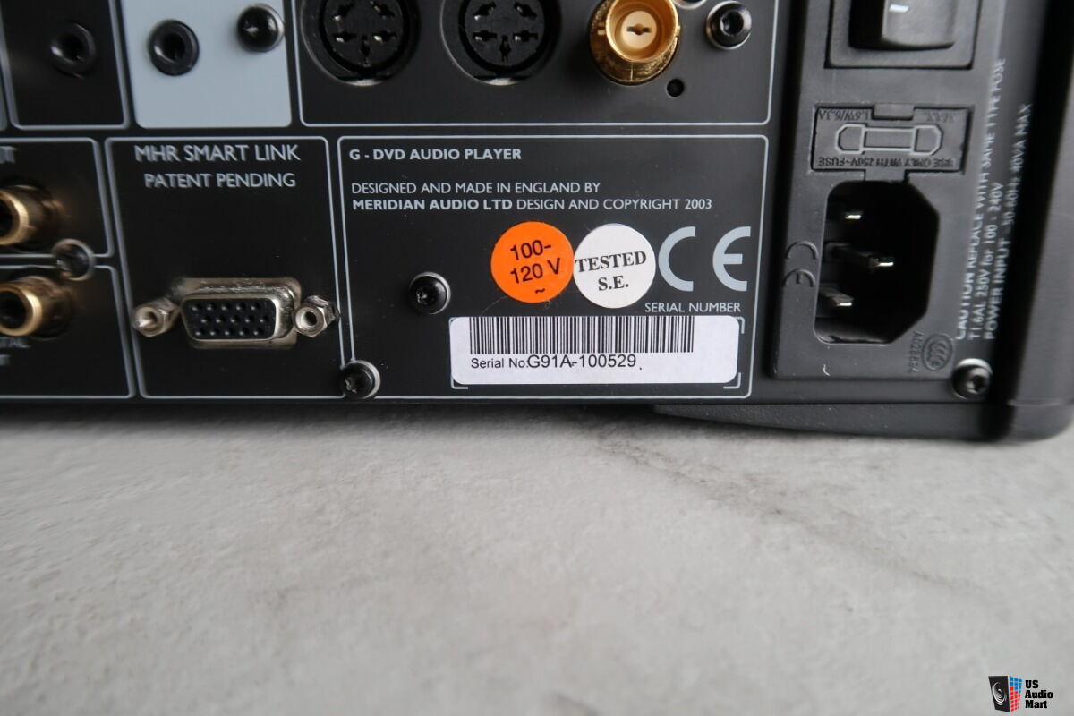 Meridian G91 G91A DVD/Tuner/Processor Mint Condition With MSR+ Remote ...