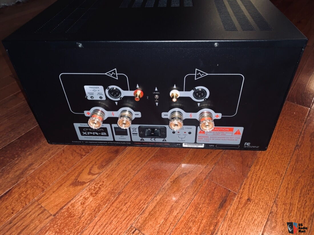 Emotiva XPR-2 Power Amplifier 600W 8ohms Photo #2392140 - UK Audio Mart