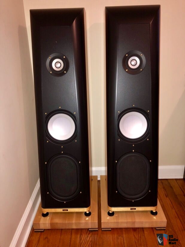 Thiel 2.4 Loudspeakers With Extras! Clarity Caps, Butcher Block ...