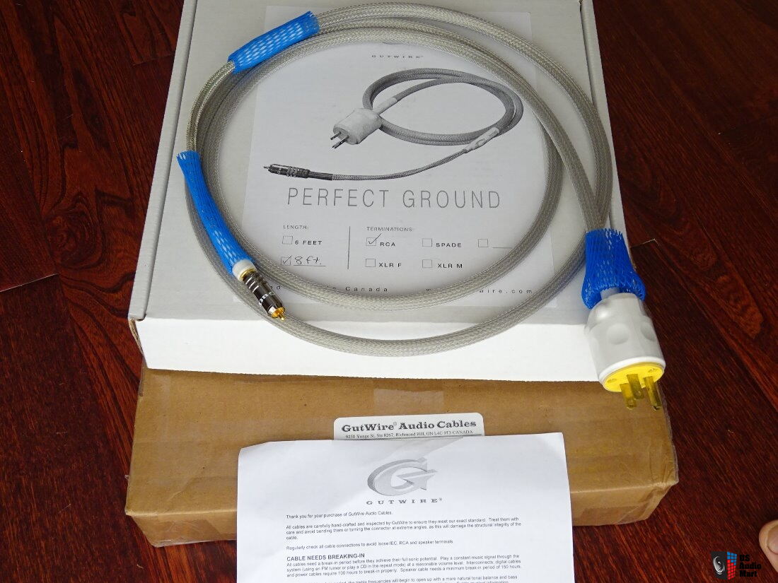 Gutwire Perfect Ground Cable 8ft mint, with original box & papers For ...