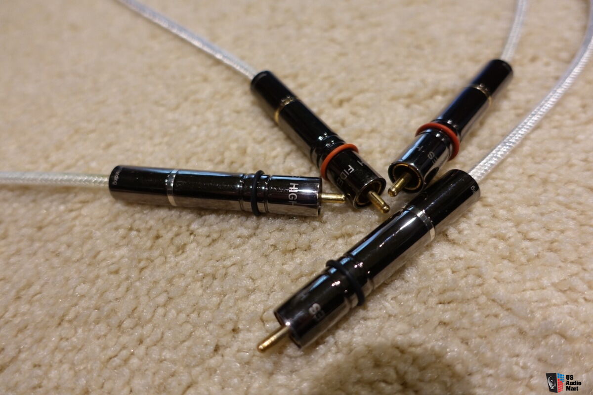 High Fidelity Cables CT-1 Enhanced One Meter RCA Interconnect