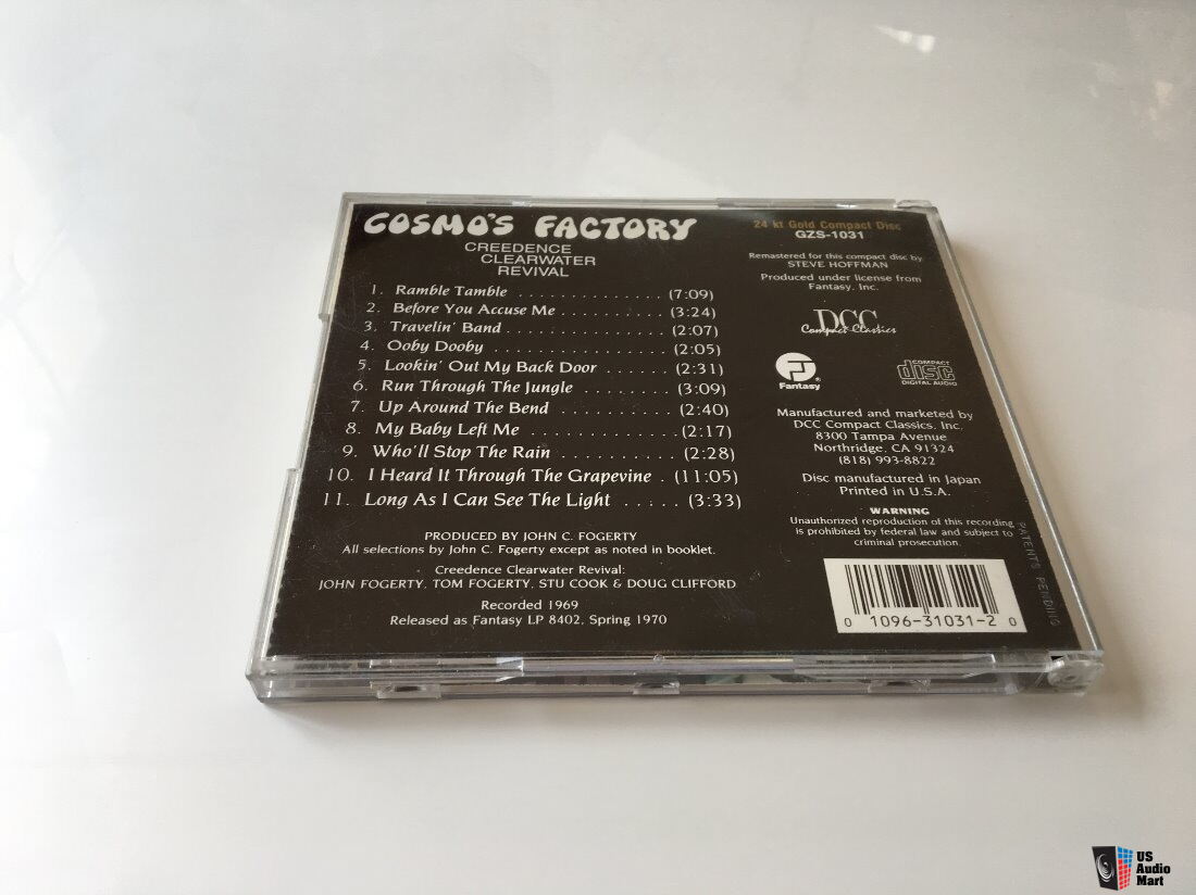 DCC Classics Gold CD Creedence Clearwater Revival Cosmo's Factory Photo ...