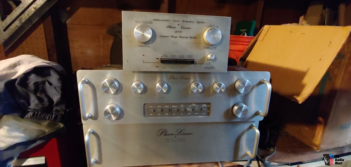 Phase Linear 200 Series II, 2000 PreAmp, 1000 Autocorrelator Photo ...