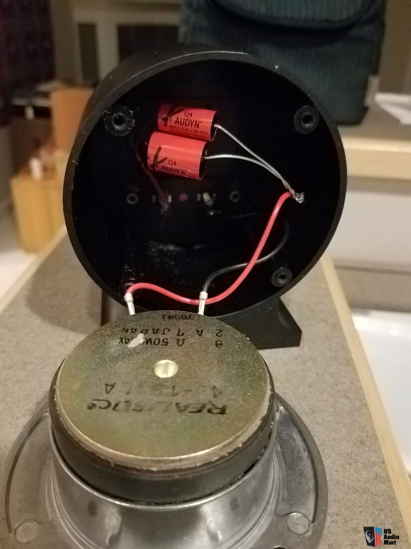 Radio Shack super tweeters with L pads and upgrade Audyn caps Photo ...