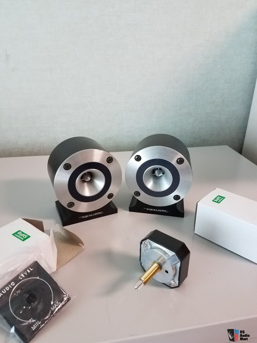Radio Shack super tweeters with L pads and upgrade Audyn caps Photo ...