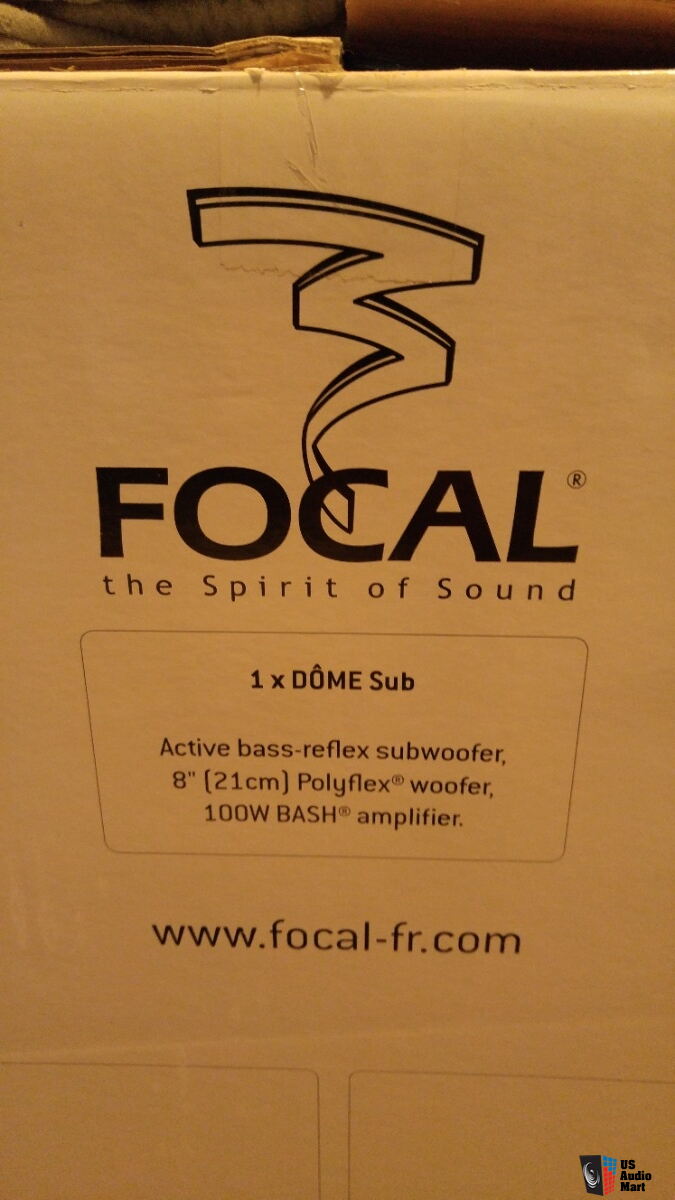 Focal Dome Subwoofer, CAST aluminum enc.,only 30 min. USE !! Photo ...