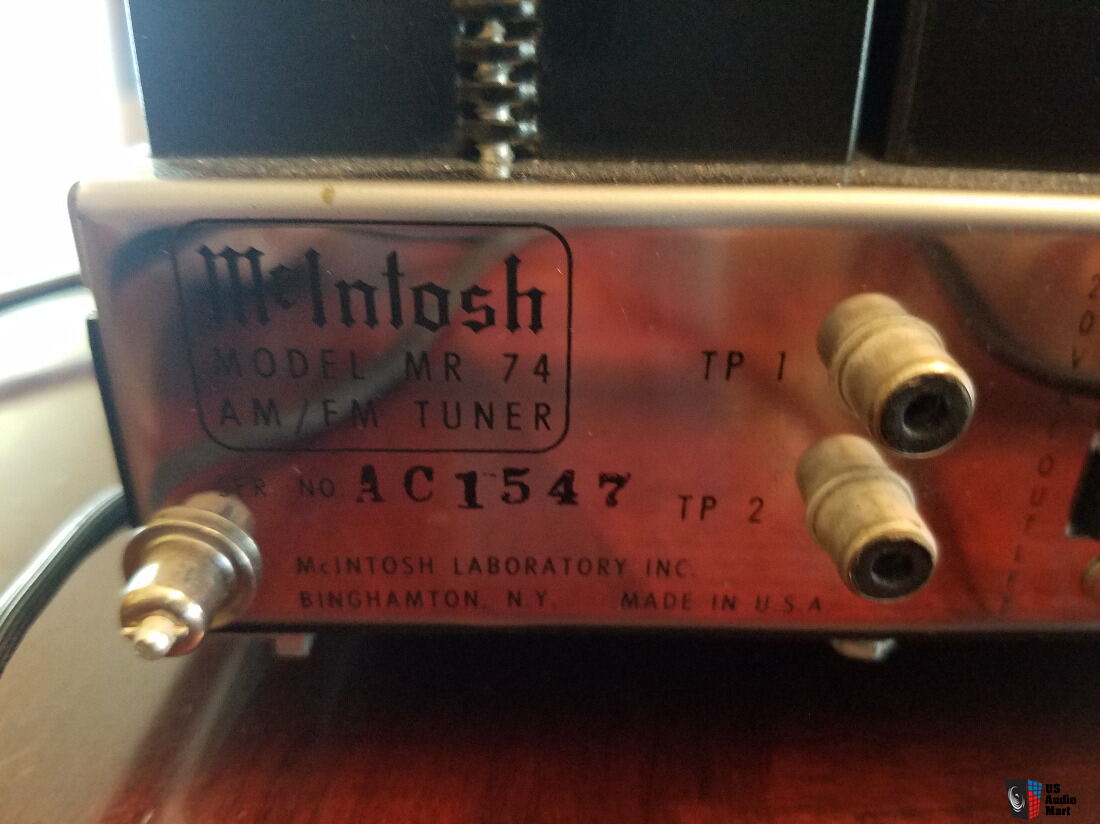 McIntosh MR 74 Tuner Photo #2417639 - US Audio Mart