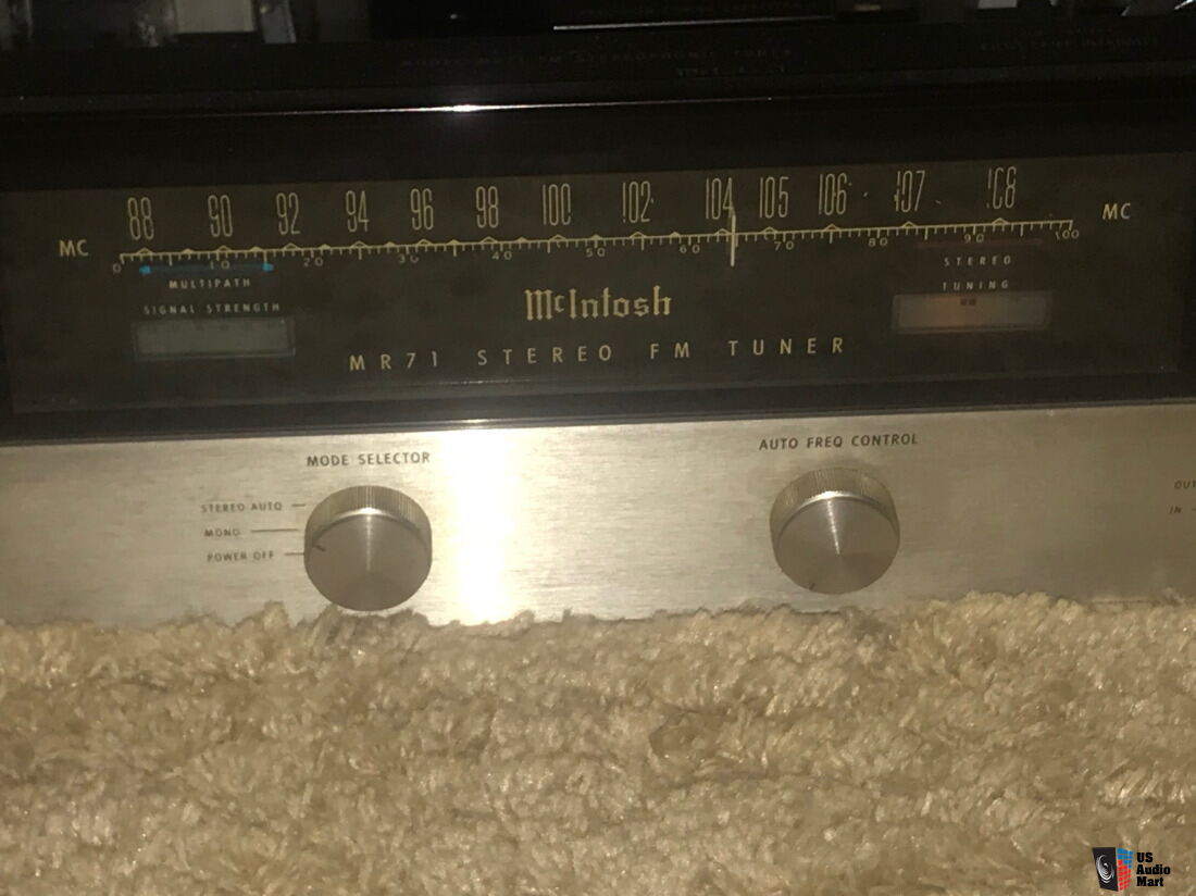 mcintosh MR 71 tube tuner Photo #2422332 - US Audio Mart