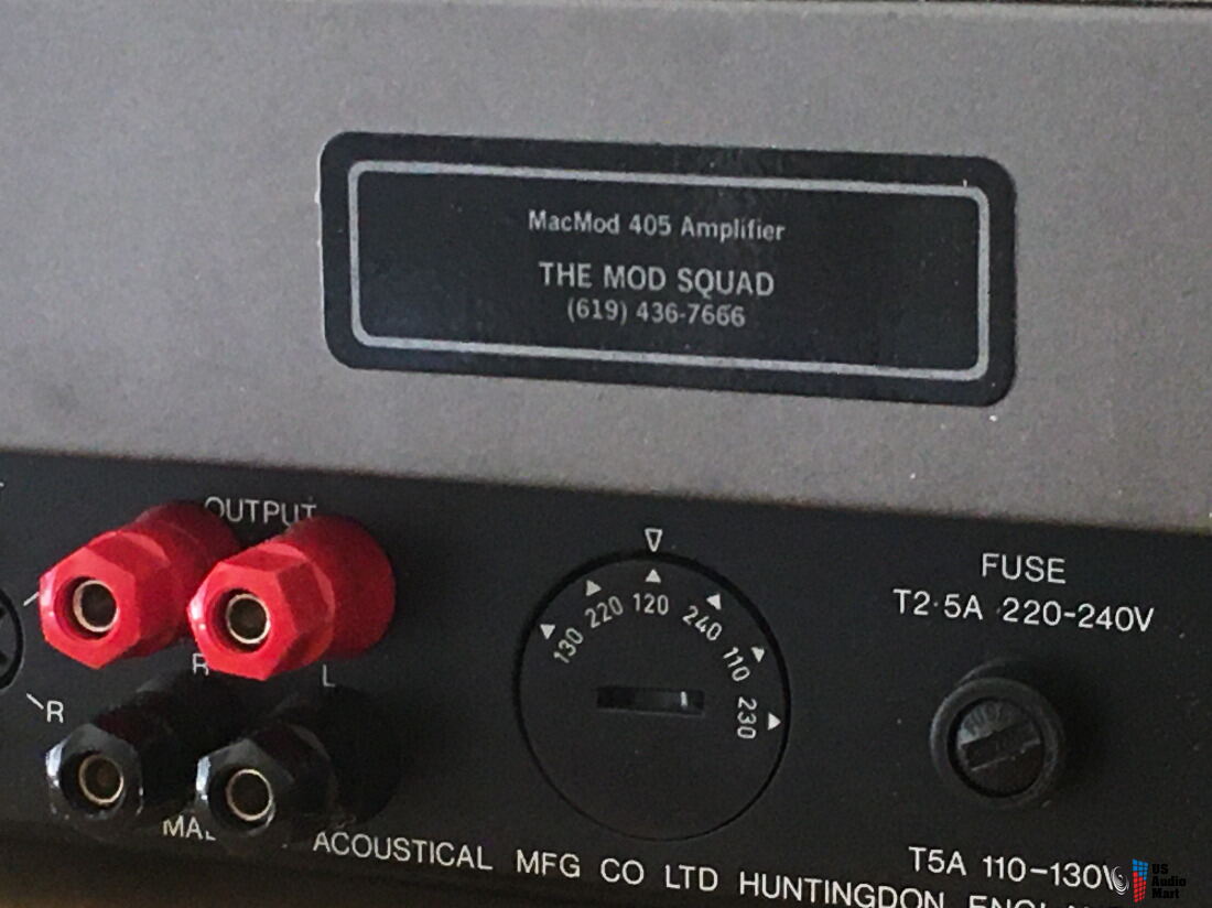 Quad 405.2 Power Amplifier Mod Squad Modded by Steve McCormack Photo ...