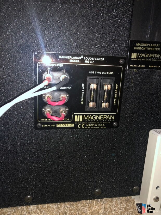 Magnepan 3.7 with DWM bass panel, local sale only Photo #2430831 - US ...