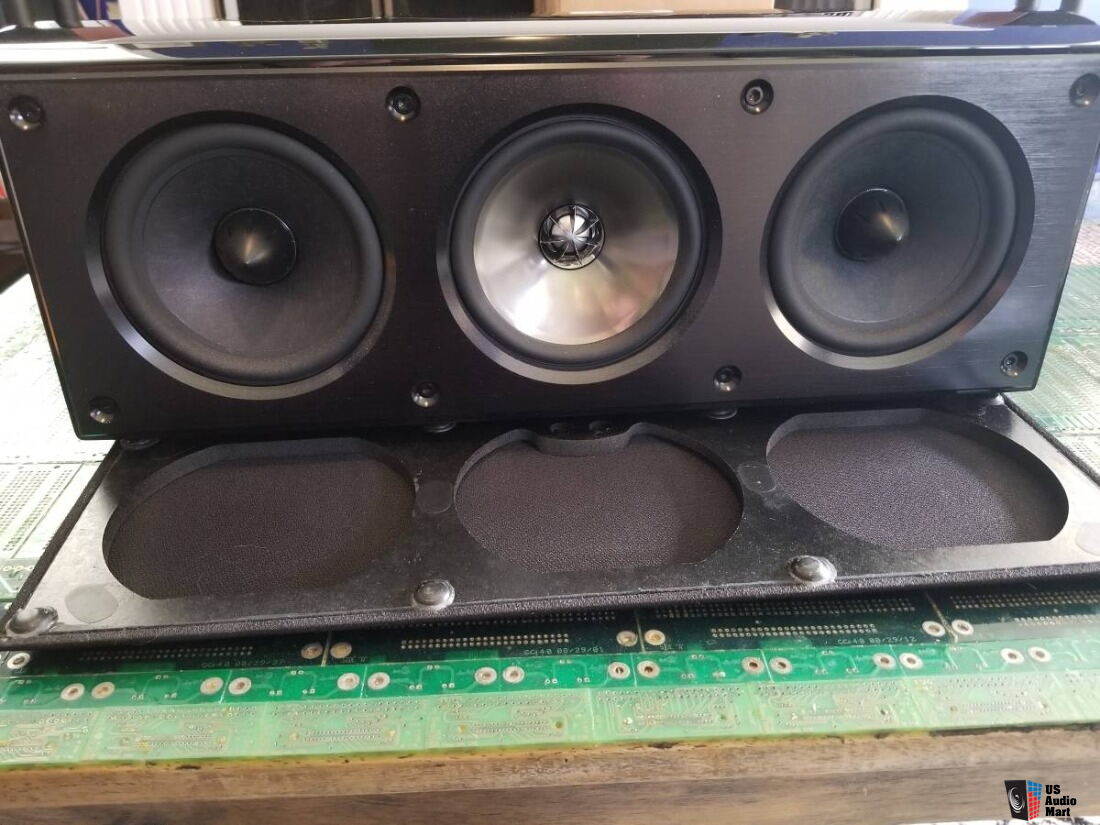 KEF XQ50 Center Channel Speaker Black, excellent condition w/ box Photo ...