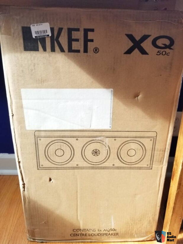 KEF XQ50 Center Channel Speaker Black, excellent condition w/ box Photo ...