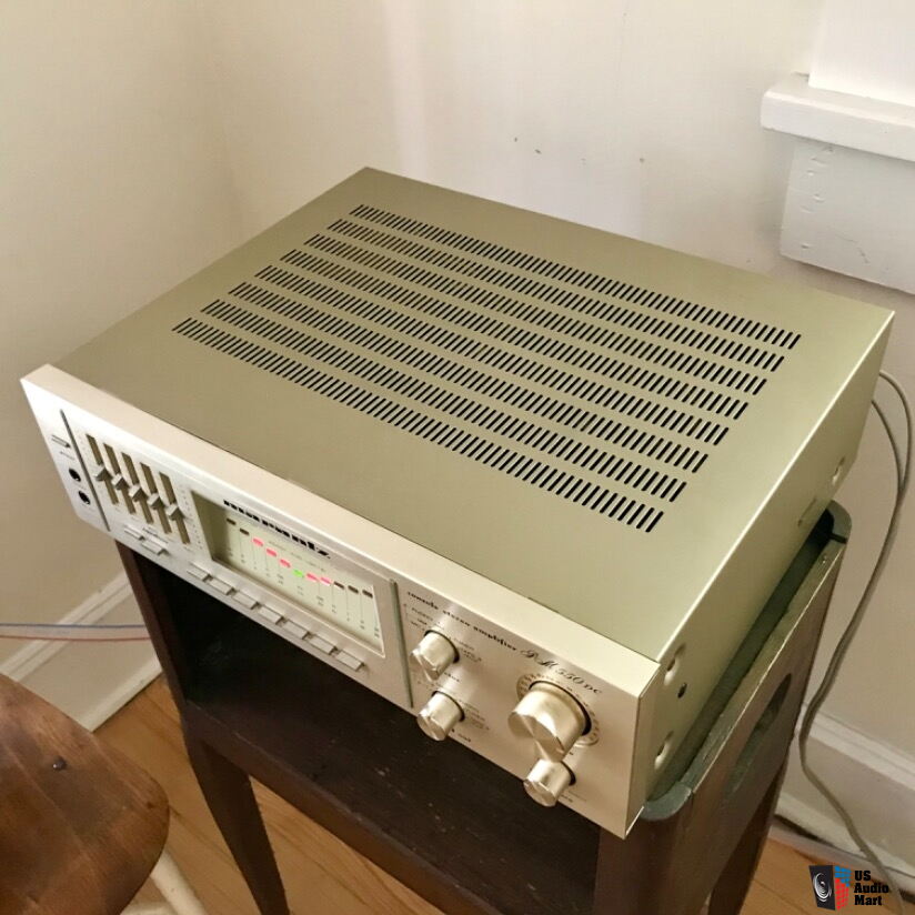 Vintage Marantz Stereo Amplifier PM 550 DC Console 65W Phono MM/MC ...