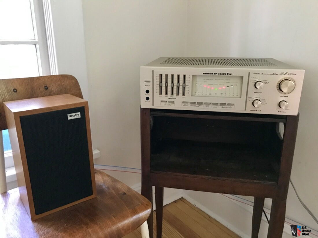 Vintage Marantz Stereo Amplifier PM 550 DC Console 65W Phono MM/MC ...