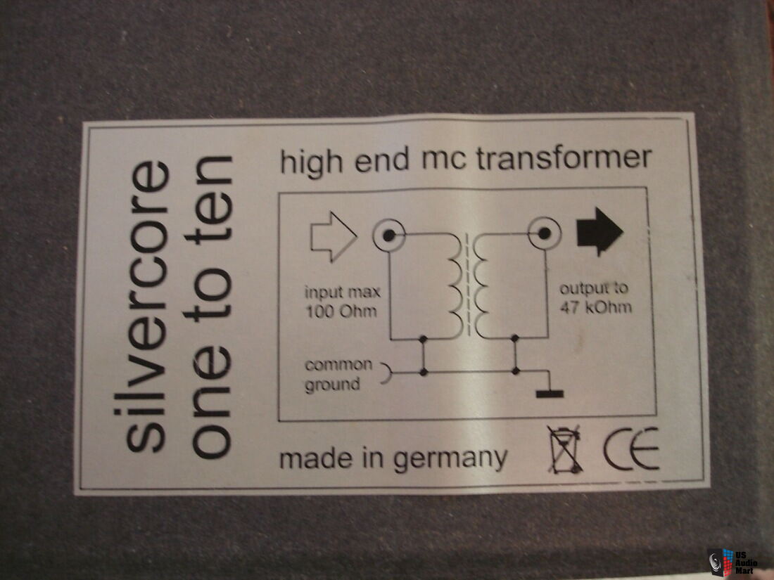 Silvercore One-to-Ten step-up transformer, Stereophile recommended ...