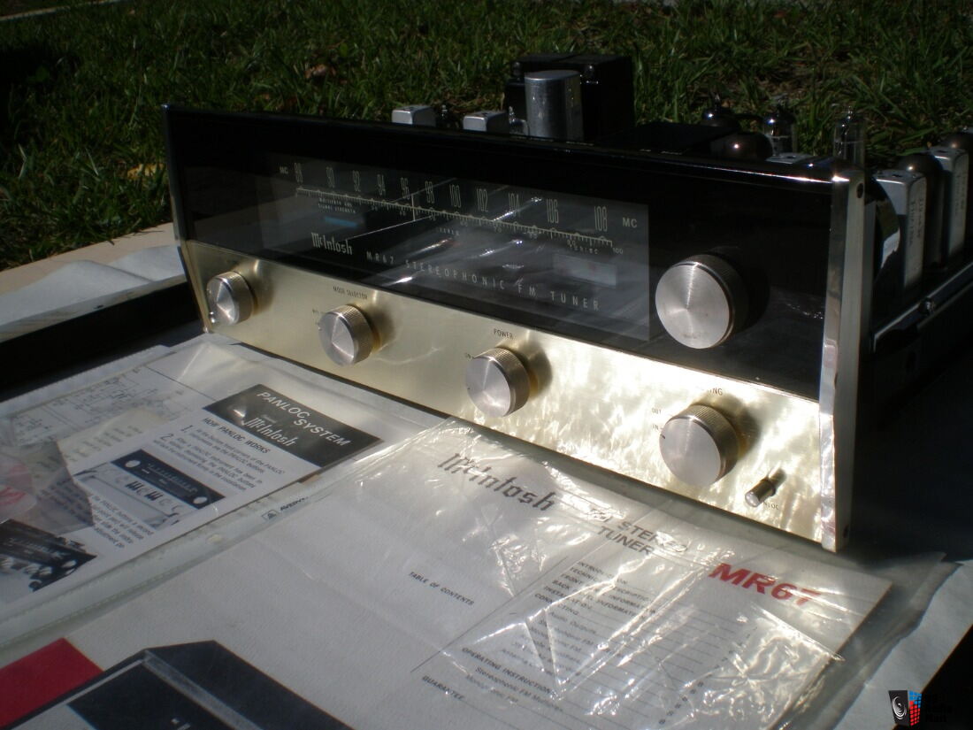 McIntosh MR-67 FM Stereo Tuner With Manual, Paperwork, and Panloc ...