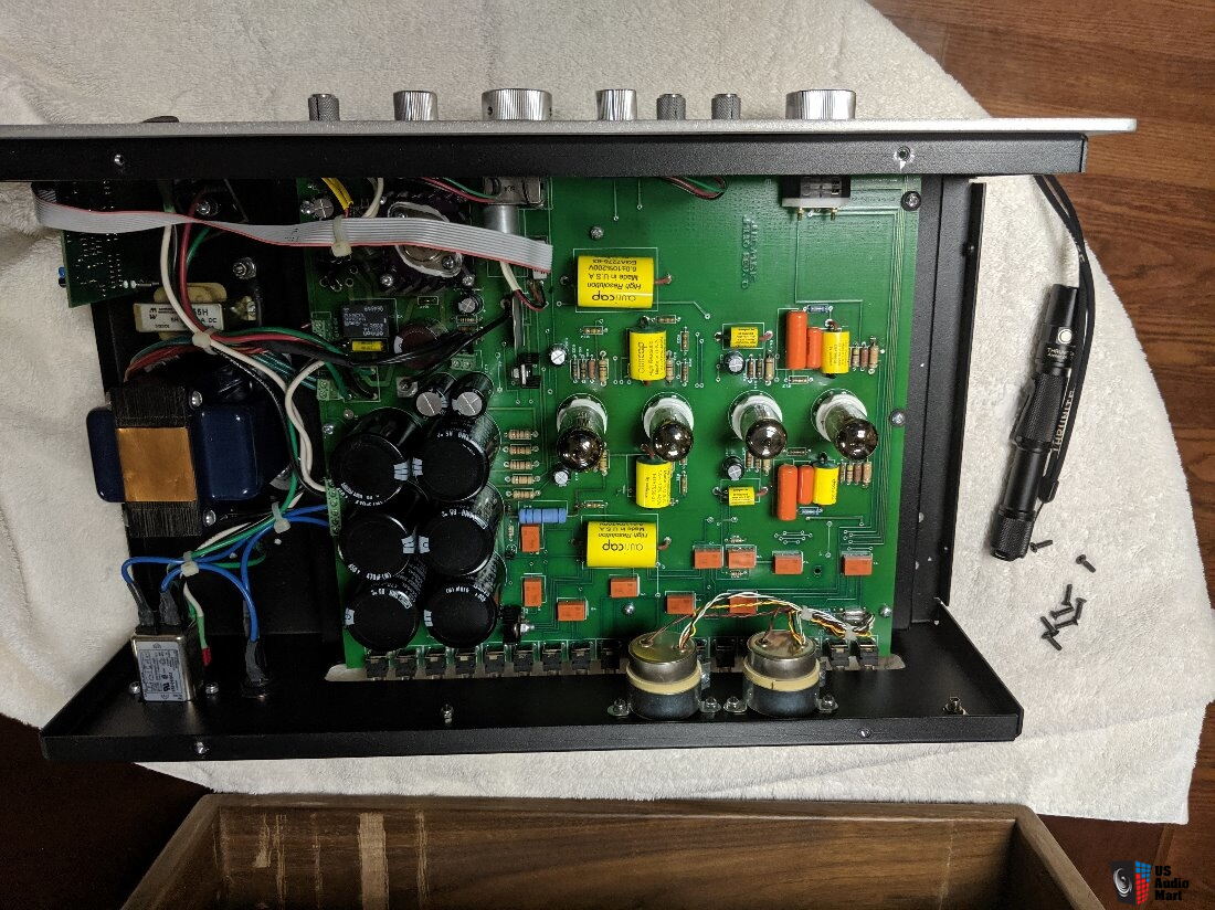 Juicy Music Xtreme Blueberry preamp with Cream + Maxim Mods and Power ...