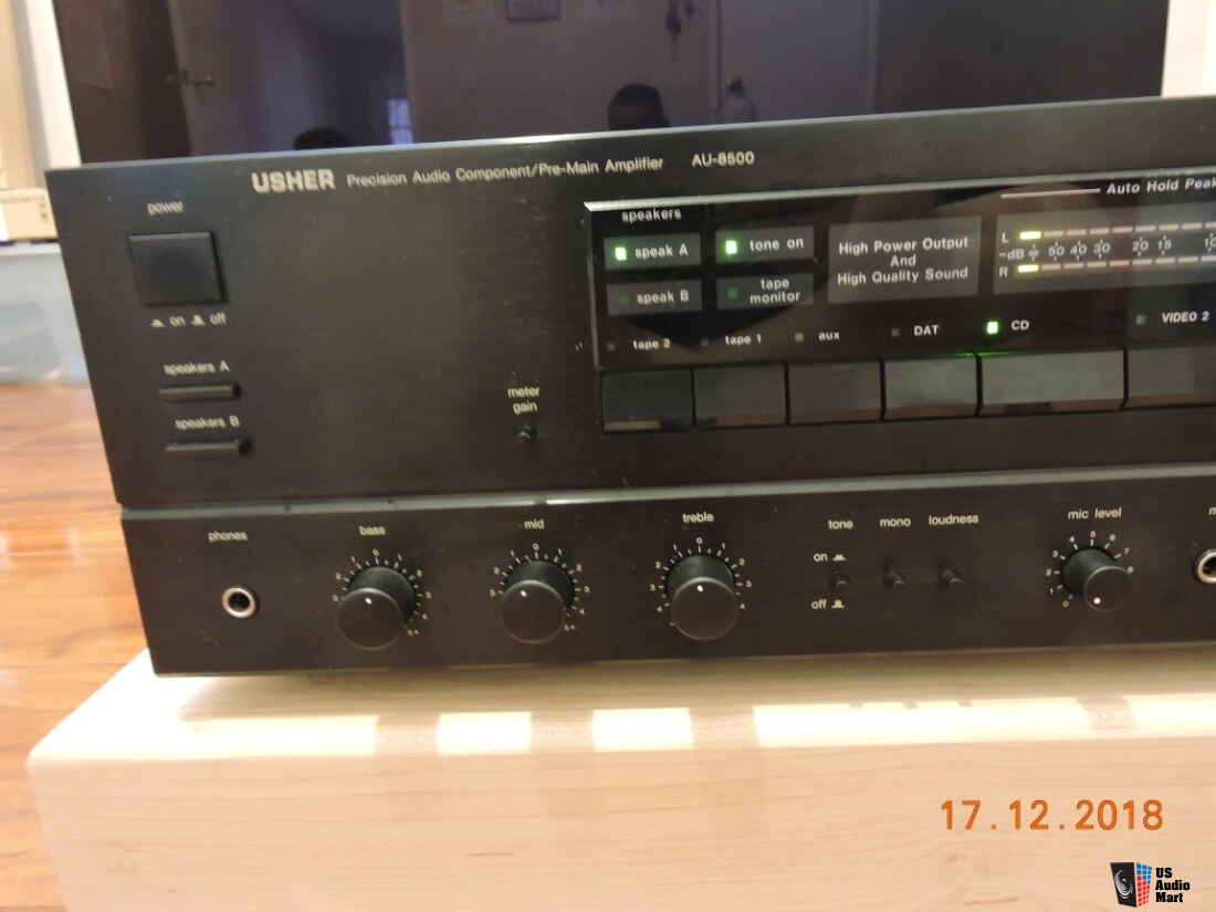 Usher AU-8500 precision solid state integraded amplifier Photo #2446702 ...