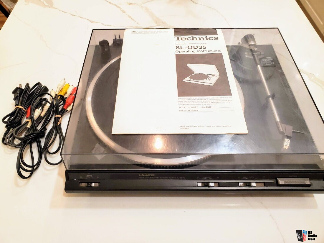 Technics SL-QD35 Turntable with Cartridge, Fully Automatic Working ...