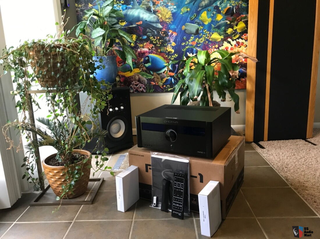 Emotiva RMC-1 DOLBY ATMOS & DTS:X REFERENCE CINEMA Processor New Open ...