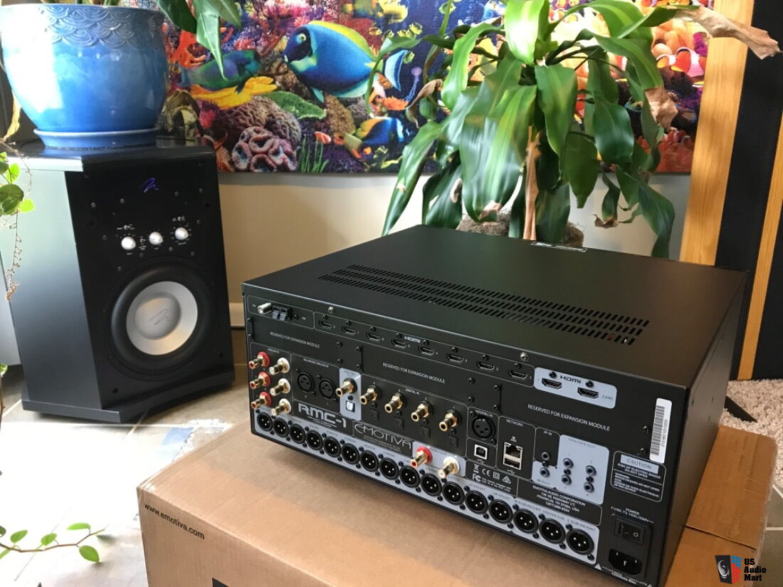 Emotiva RMC-1 DOLBY ATMOS & DTS:X REFERENCE CINEMA Processor New Open ...
