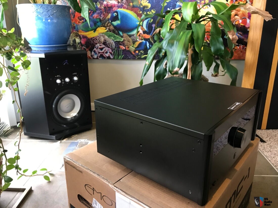 Emotiva RMC-1 DOLBY ATMOS & DTS:X REFERENCE CINEMA Processor New Open ...