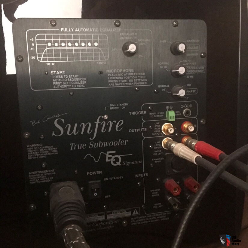 Sunfire True EQ Signature Subwoofer Photo #2452106 - US Audio Mart