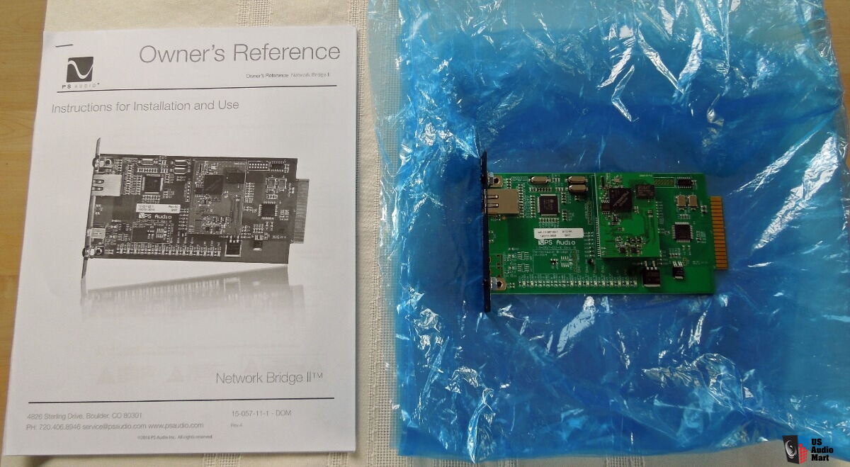 PS Audio Bridge II Network Card For Sale - US Audio Mart