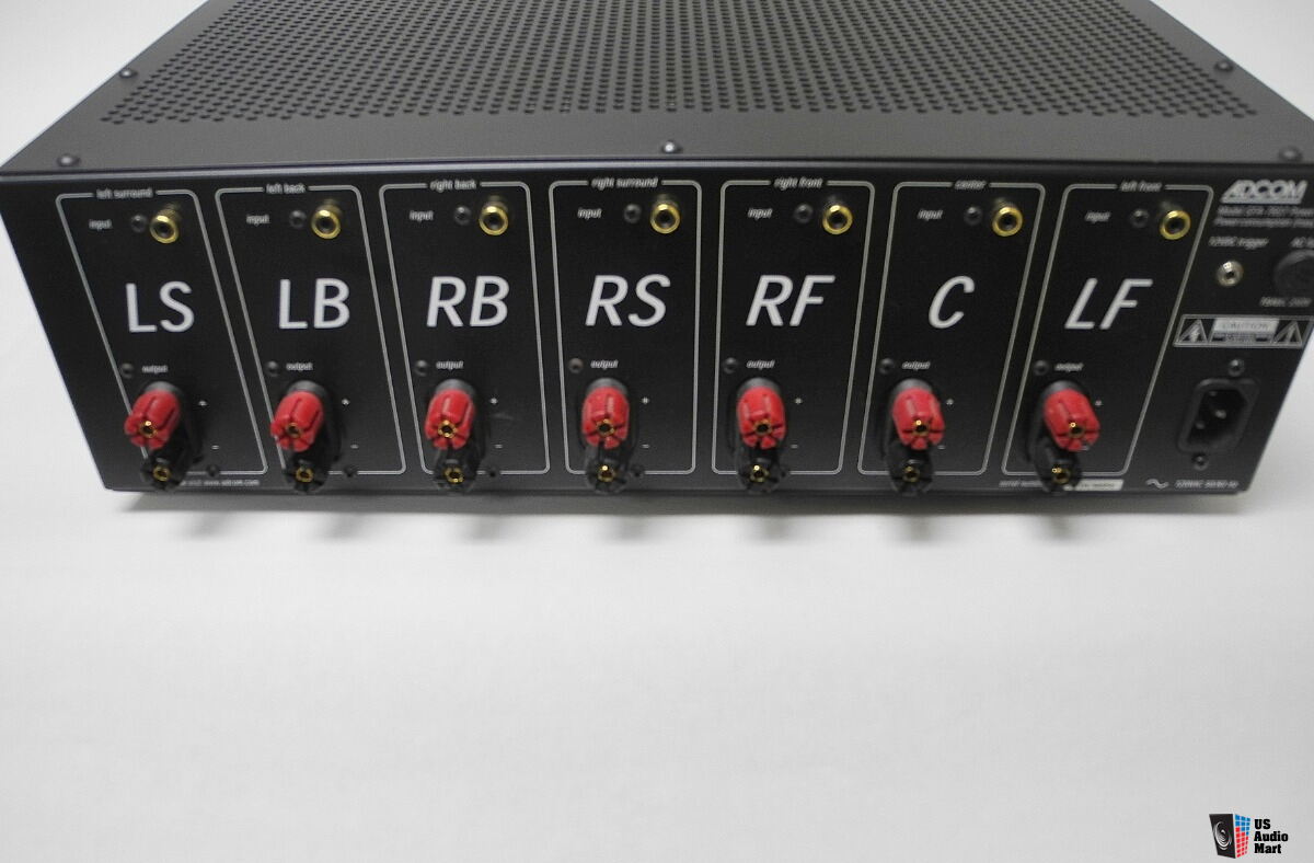 Adcom GFA-7607 7 channel amplifier Photo #2456469 - US Audio Mart