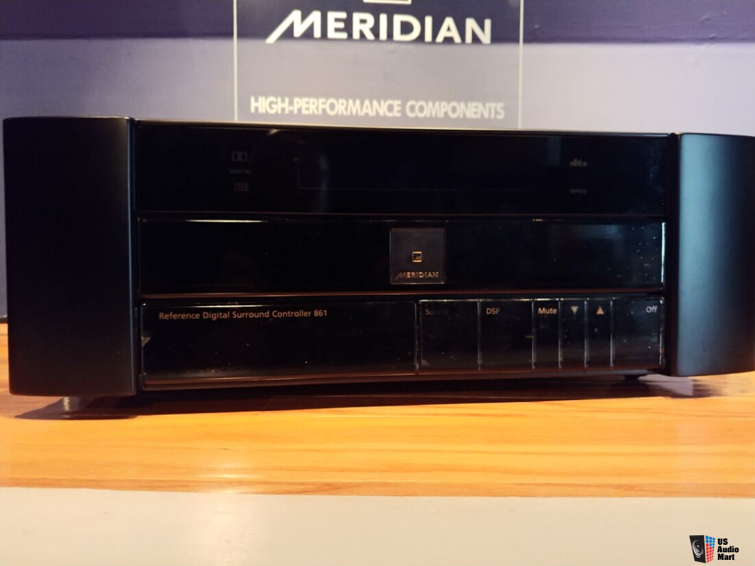 Meridian 861 version 8 in black Photo #2458793 - US Audio Mart
