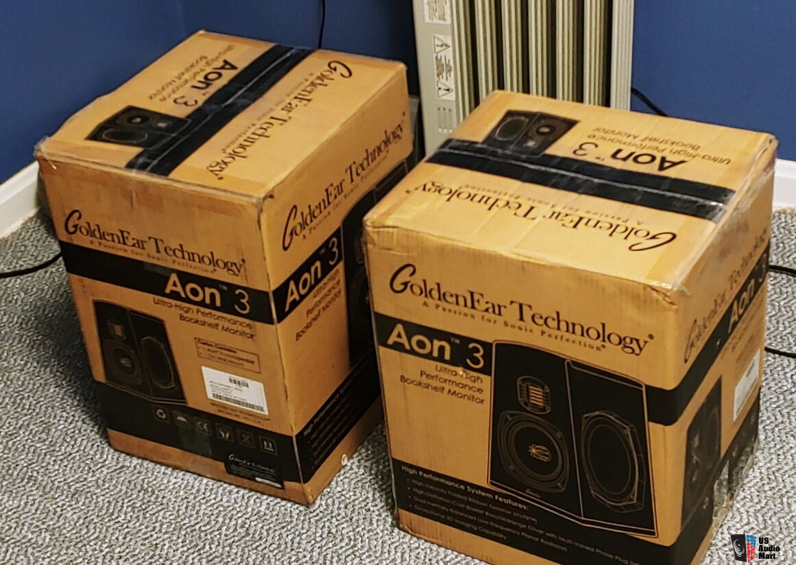 Goldenear Aon 3 Bookshelf Speakers (Pair) Great Condition 9/10 Photo ...