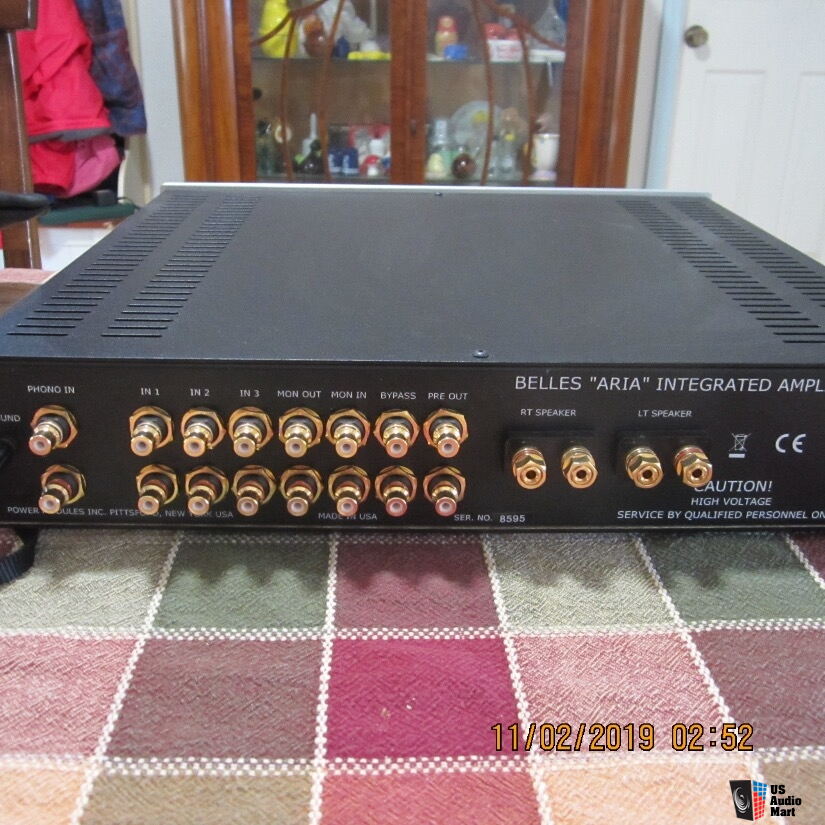 Belles Aria Integrated Amplifier with Phono and Headphone Input Photo ...