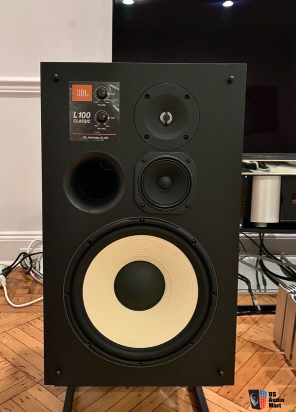 JBL L100 classic, with iconic orange Grills as new and complete with ...