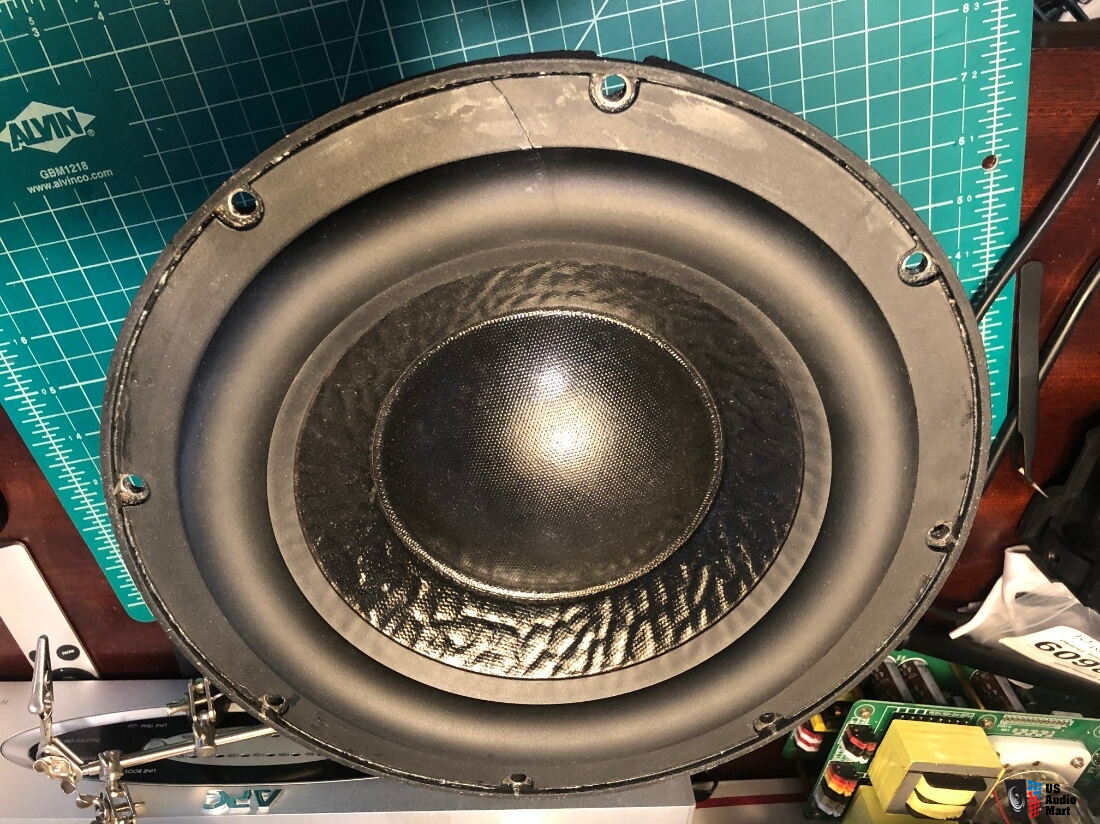 10" REL driver for Britannia B2 and B3 subwoofers, repaired Photo ...