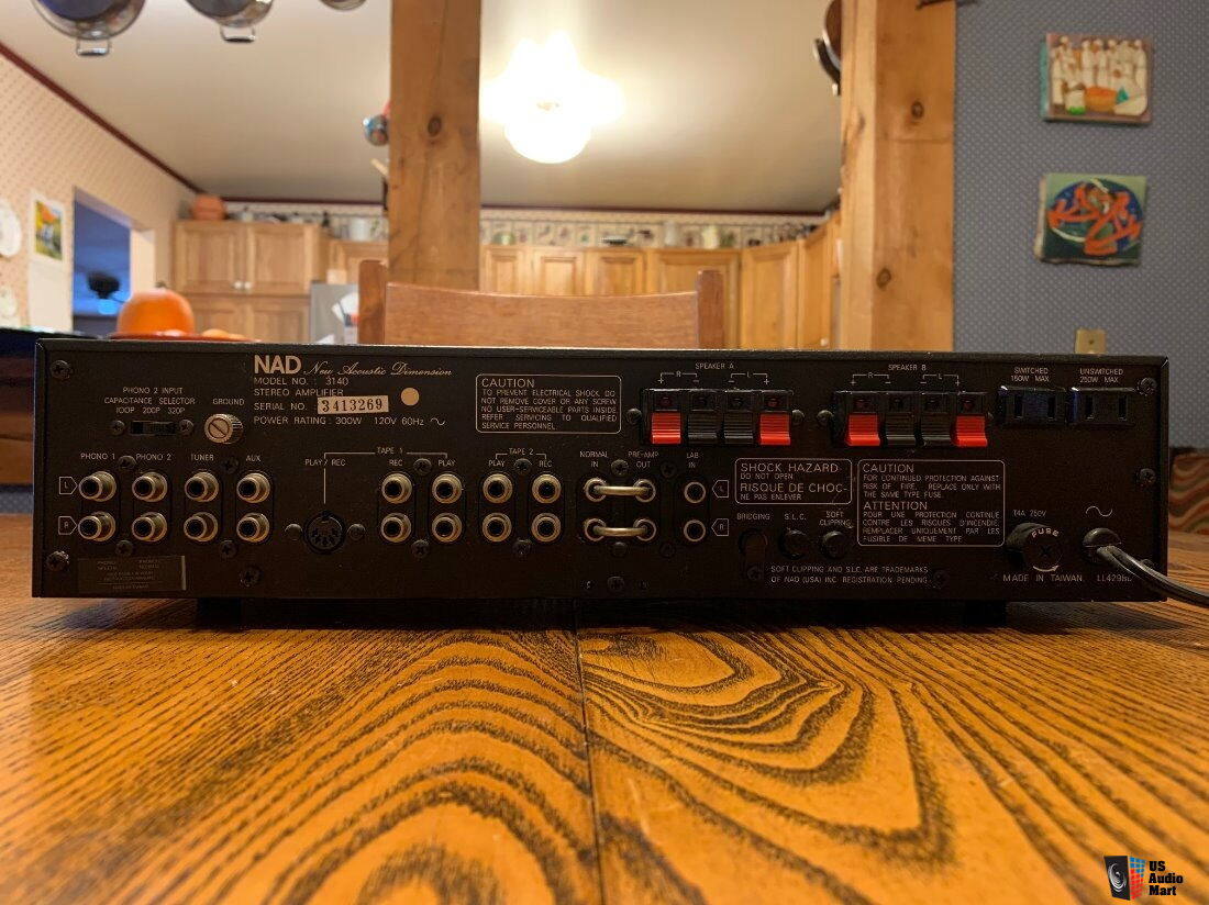 NAD 3140 Integrated Amp Works And Sounds Great Photo 2471396 US NAD 3140 Integrated Amp Works And Sounds Great Photo 2471396 US