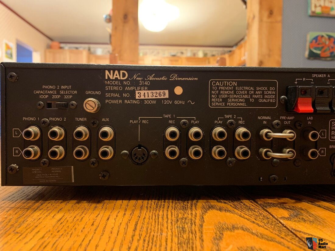 NAD 3140 Integrated Amp Works And Sounds Great Photo 2471397 US NAD 3140 Integrated Amp Works And Sounds Great Photo 2471397 US