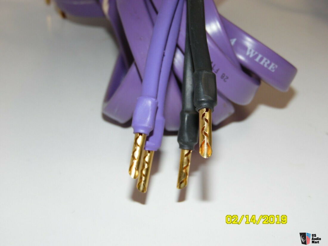 ANALYSIS PLUS Oval Theater 4 Wire Speaker Cable Stereo Bananas to Bi ...