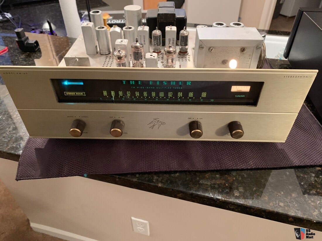 Fisher KM-60 multiplex stereophonic FM tube tuner BEAUTIFUL Audiophile ...