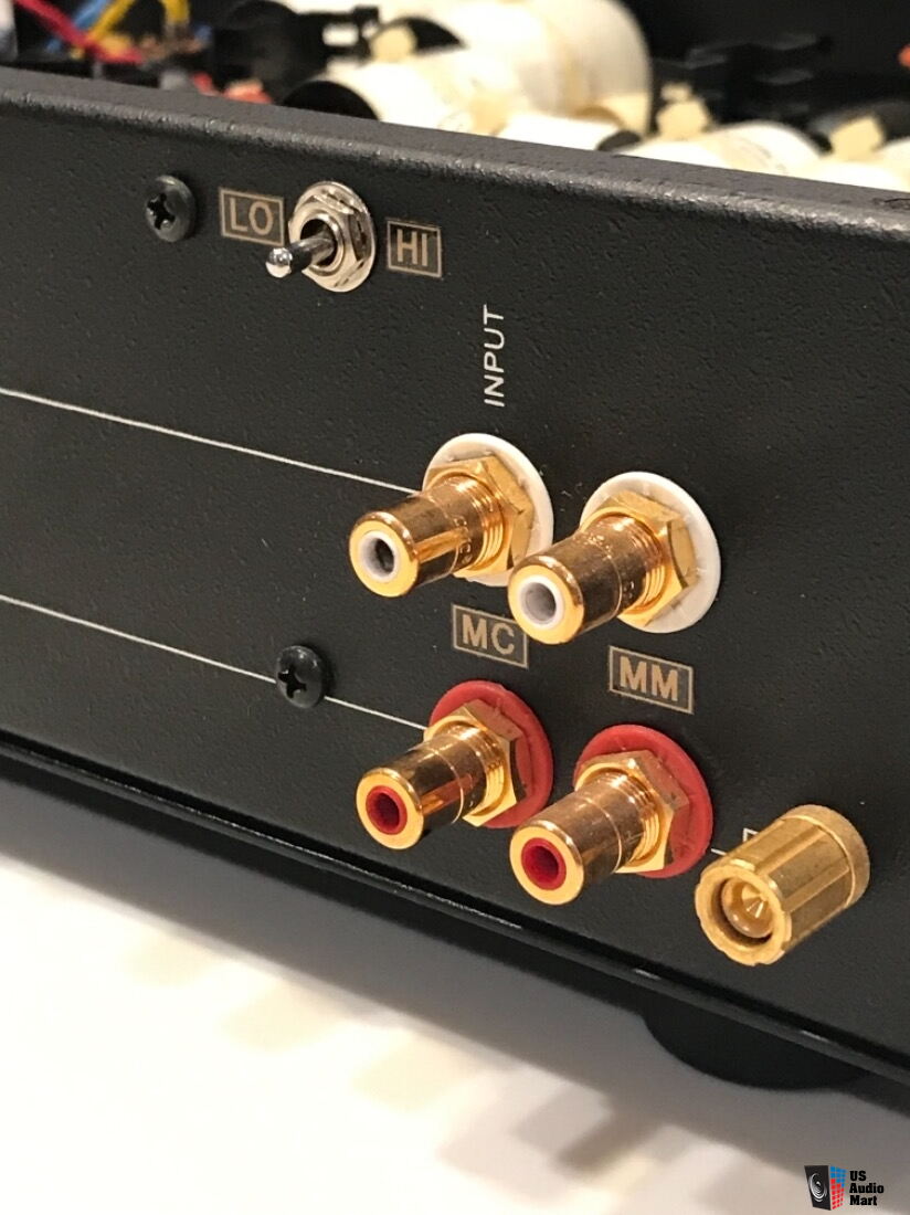UPGRADED conrad-johnson EV-1 phono preamp, w/Hashimoto moving coil step ...