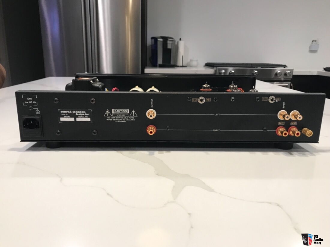 UPGRADED conrad-johnson EV-1 phono preamp, w/Hashimoto moving coil step ...