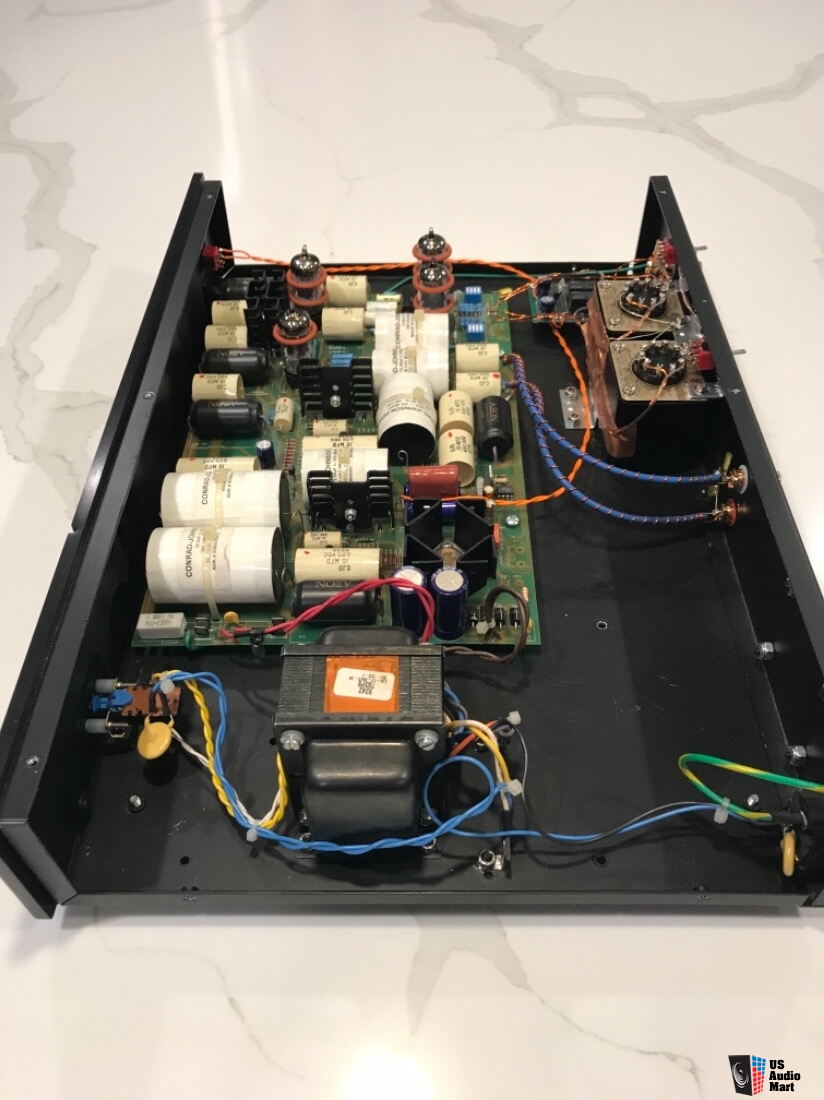 UPGRADED conrad-johnson EV-1 phono preamp, w/Hashimoto moving coil step ...