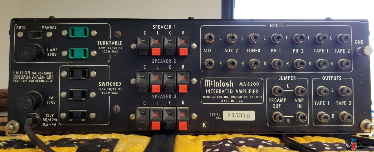 McIntosh MA6200 Integrated Amplifier Photo #2495240 - US Audio Mart