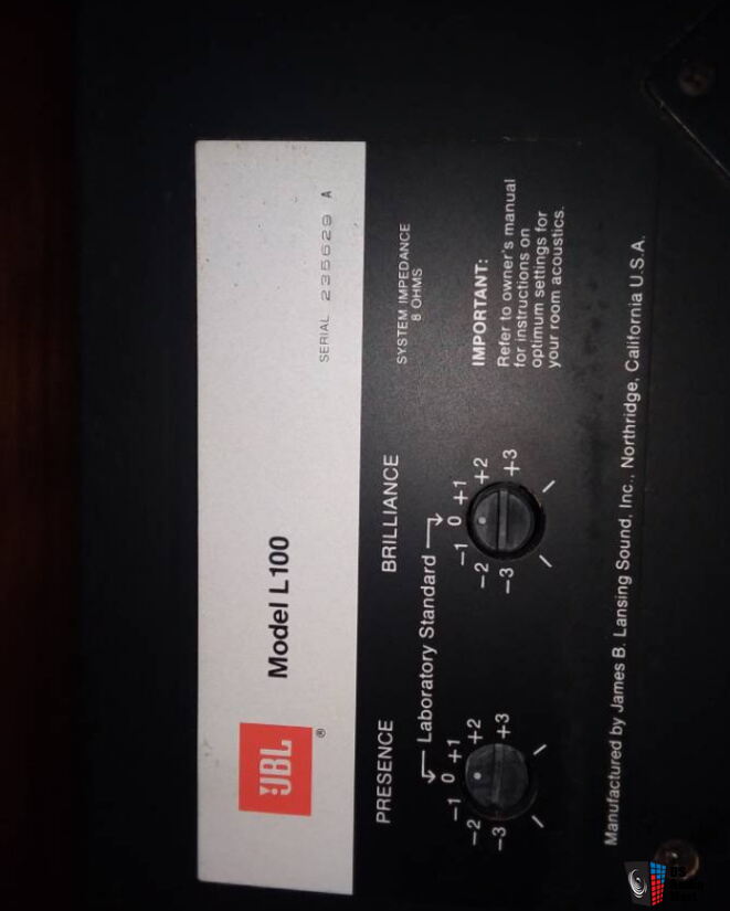 JBL 100 1970 original owner Photo #2496155 - US Audio Mart