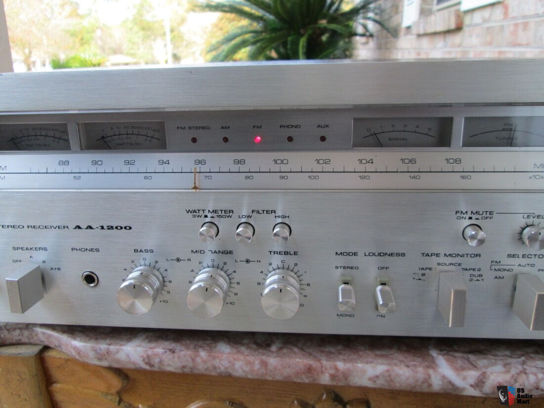 AKAI AA-1200 120WPC receiver / Has Dual transformers! Rare! Photo ...