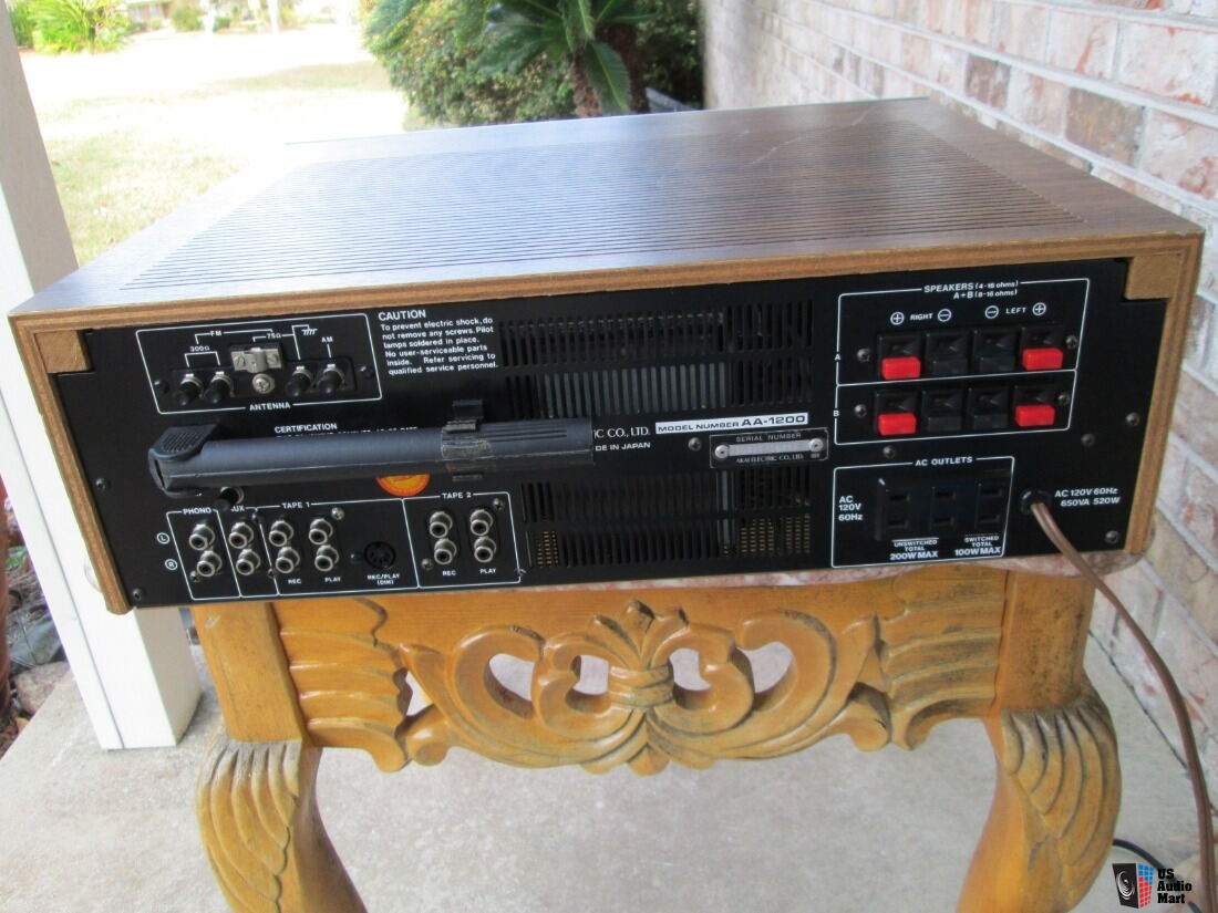 AKAI AA-1200 120WPC receiver / Has Dual transformers! Rare! Photo ...