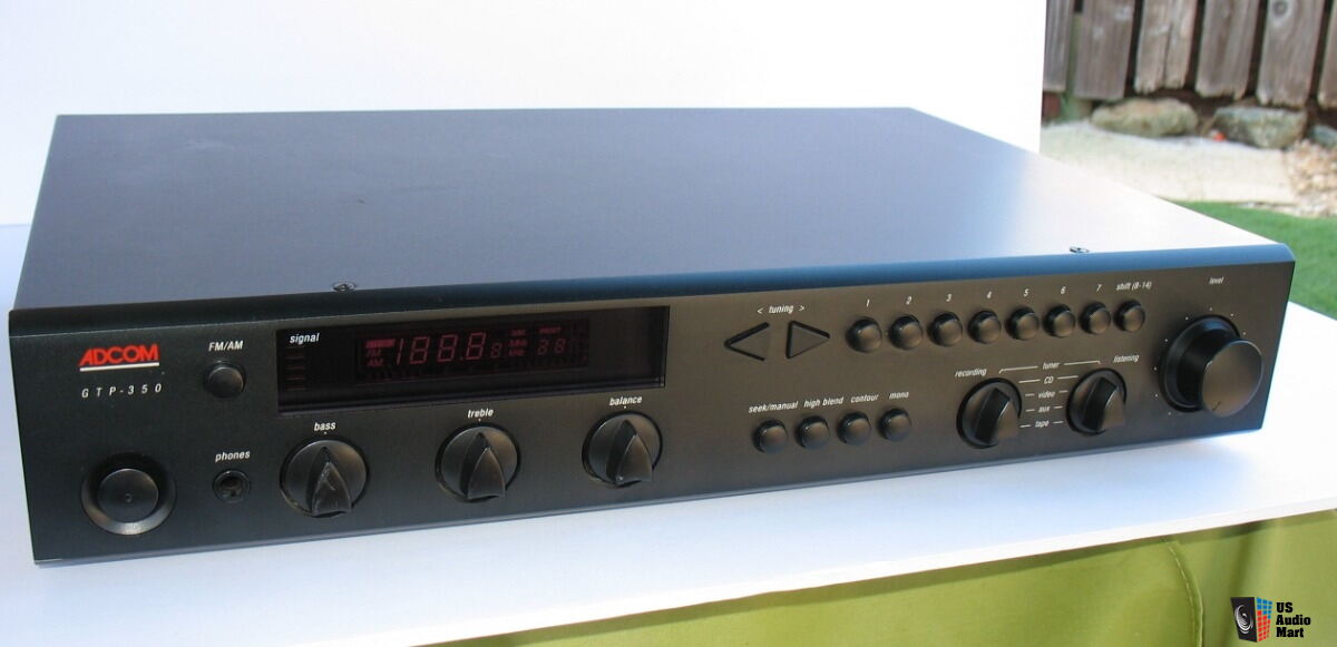 Adcom GTP-350 Preamp Tuner - Great Shape Photo #2505561 - US Audio Mart