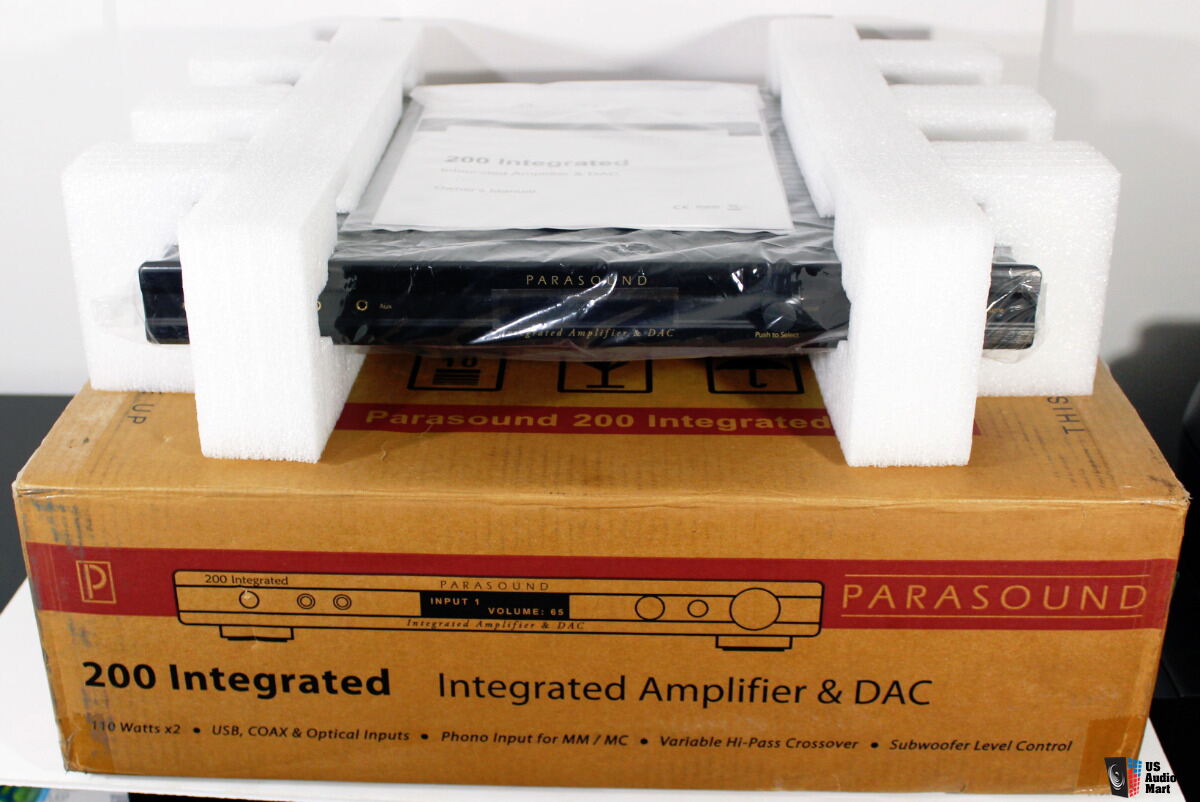 Parasound New Classic 200 Integrated Amplifier and DAC - New in Open ...