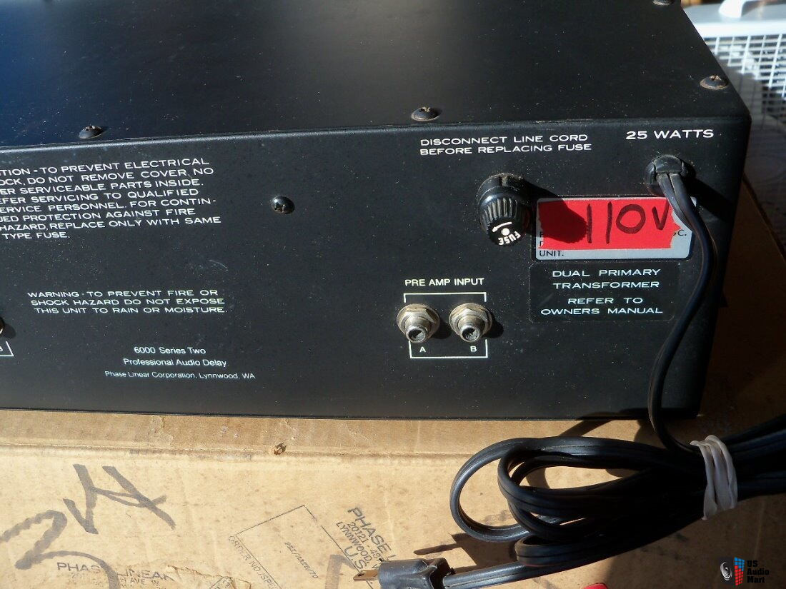 Phase Linear Model Model 6000 Series Two Audio Delay Refurbished Photo ...