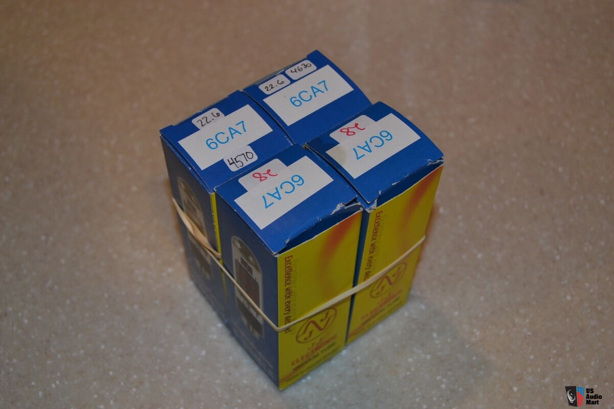 New Power Tubes - Matched Quads - Several sizes and brands Photo ...